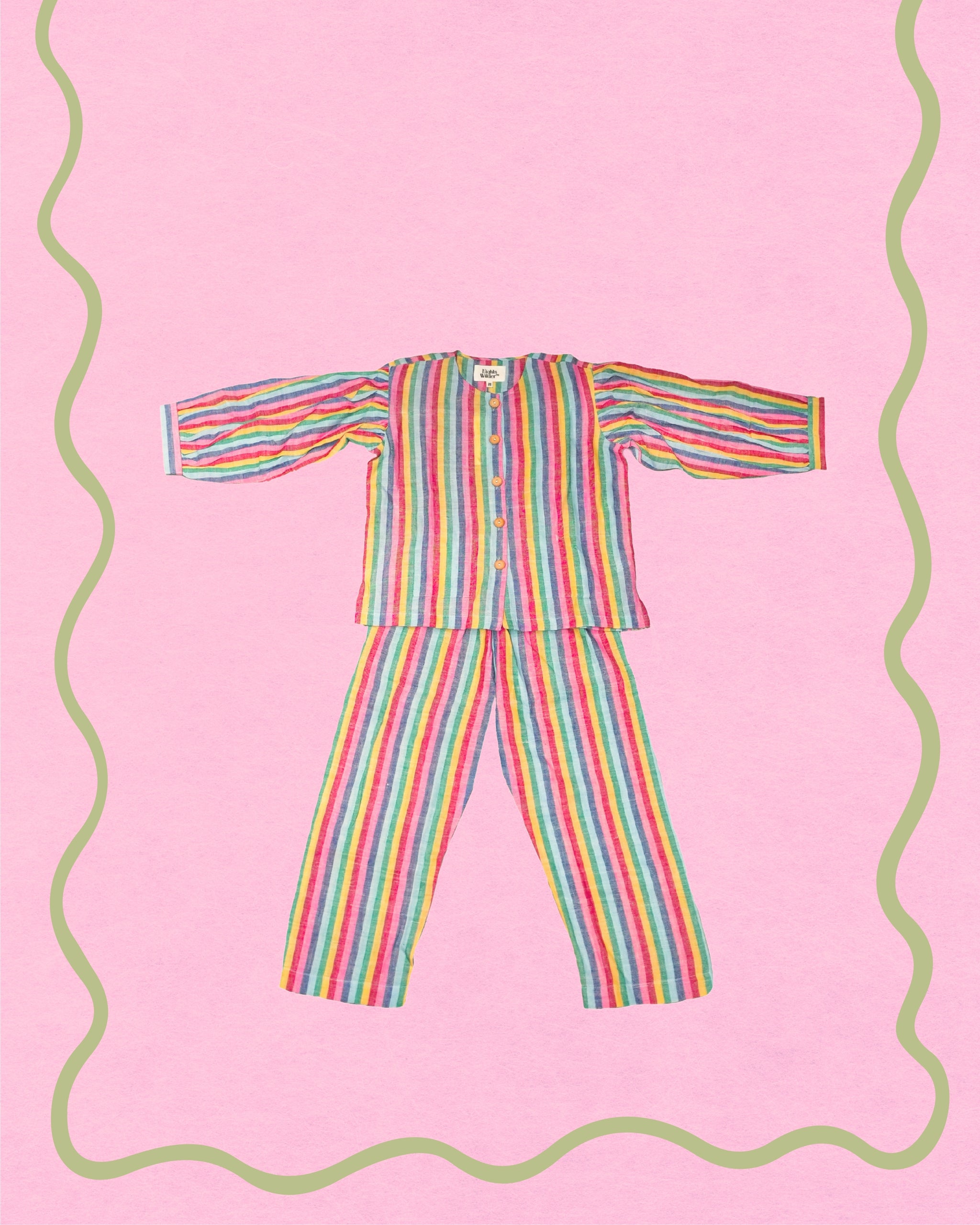 Farrow Set in Rainbow Bright
